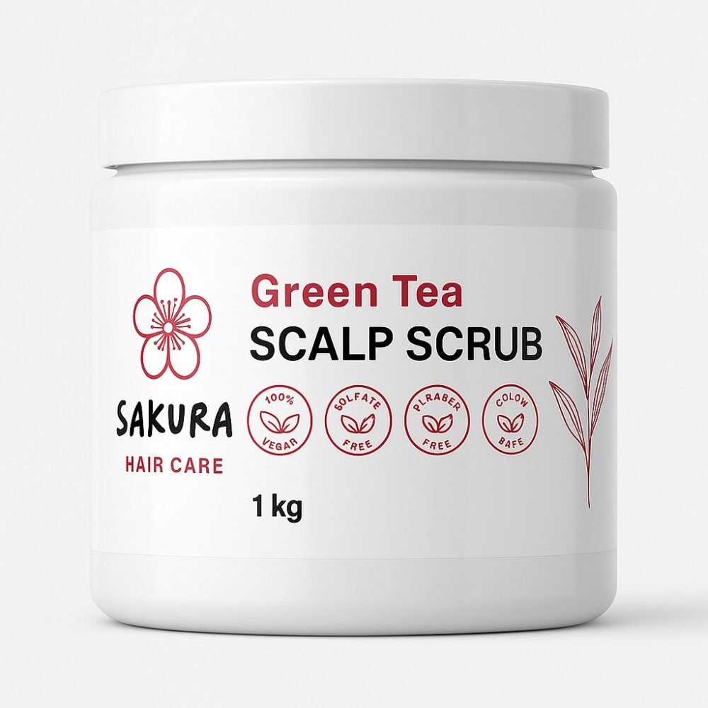 Sakura Scalp Scrub Green Tea Professional 1000gm | Sakura